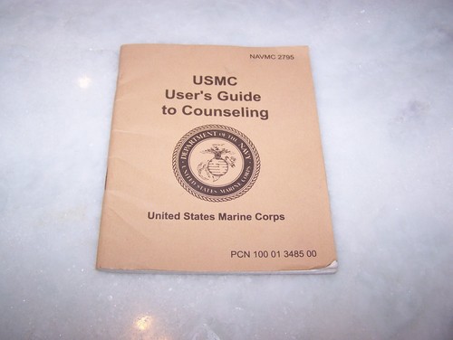 U.S. MARINE CORPS Guide to Counseling NAVMC 2795 | eBay