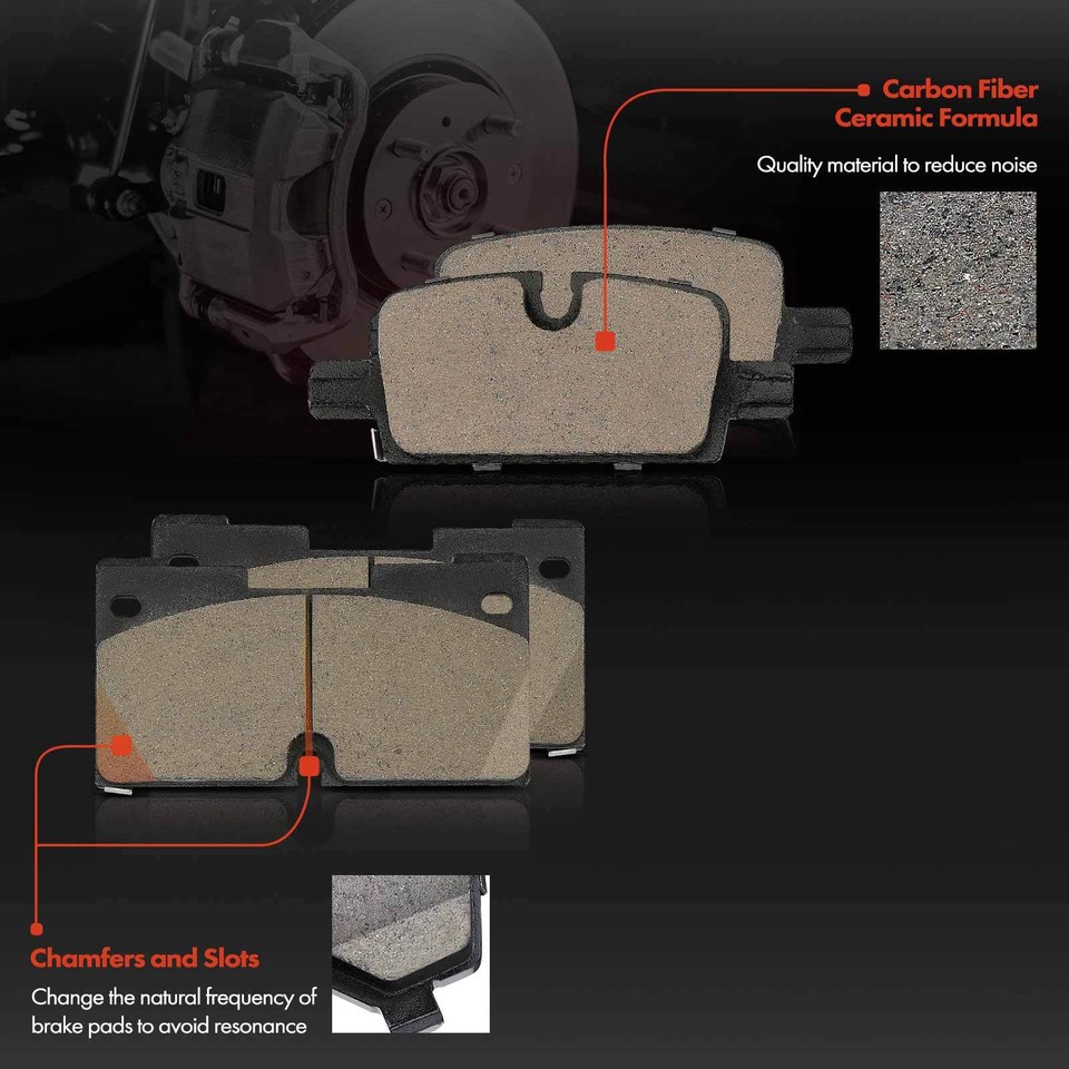 12x Drilled Rotors & Brake Pad for Chevy Silverado 1500 GMC Yukon Front ...