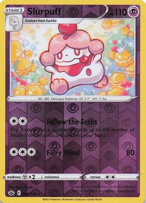 Slurpuff 068/198 Reverse Holo SWSH06: Chilling Reign NM | eBay