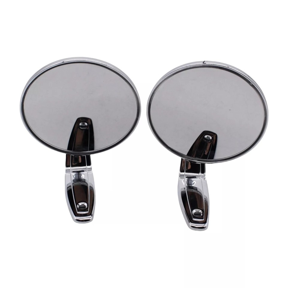 2Pcs Chrome Outside Door Rearview Mirror Set For Dodge For Plymouth ...