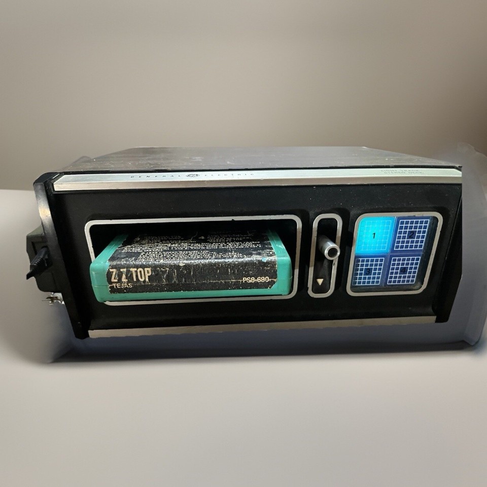 VTG 8 Track Player General Electric Electric Eight Track Stereo Deck ...