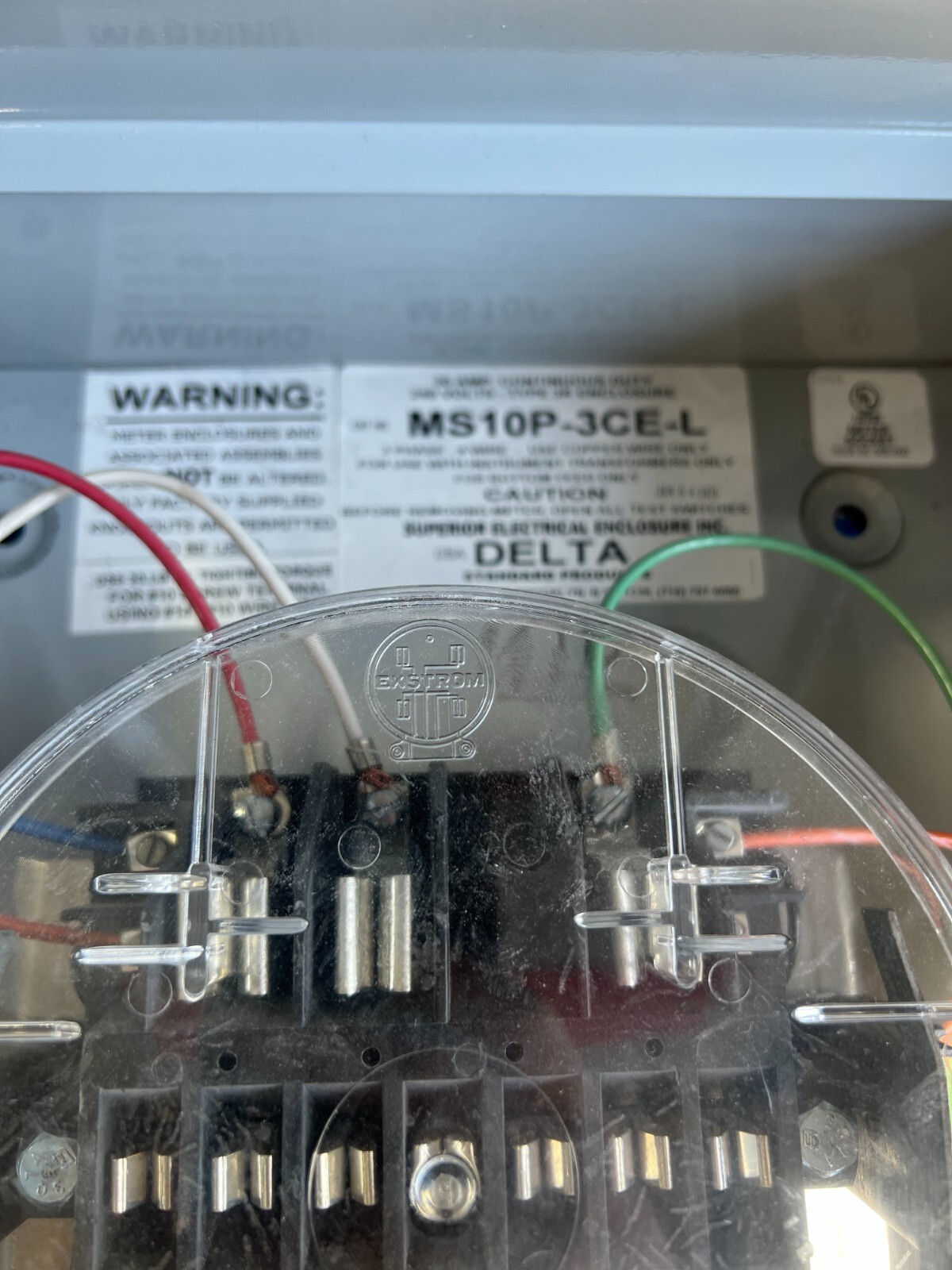 DELTA MS7P-1CE-L 10 pt meter pan Nema 3R *SHIPS SAME DAY UPS* | eBay