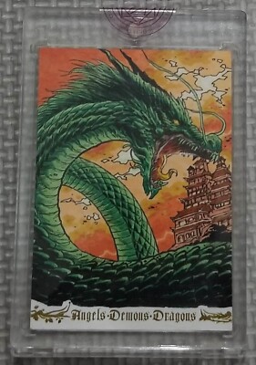 2022 Onyx Studio Angels Demons Dragons Sketch 1/1 By Tirso Llaneta | eBay