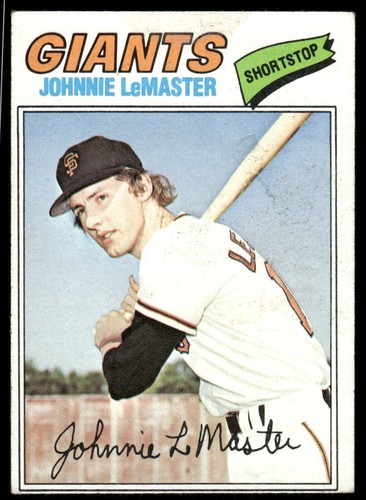 1977 Topps #151 Johnnie LeMaster San Francisco Giants LOW GRADE | eBay