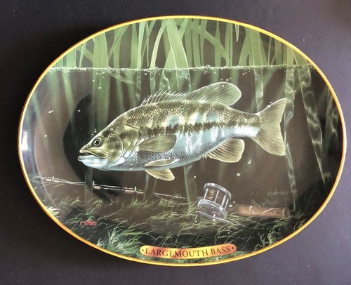 Largemouth Bass Plate Bradford Exchange Authenticity Certificate Gold ...
