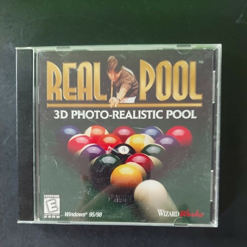 Real Pool PC CD-Rom 1998 Windows 95/98 3D Photo-Realistic Billiards ...