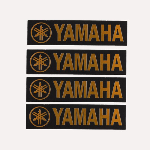 4PCS YAMAHA Aluminium logo badge replacement piece 112mm X 27mm | eBay