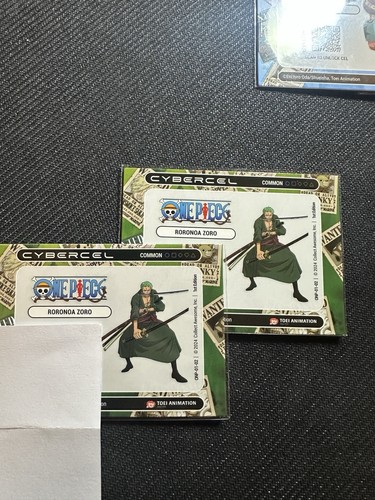 One Piece Cybercell First Editions, Lot Of 13 (3) Rares (10) Commons ...