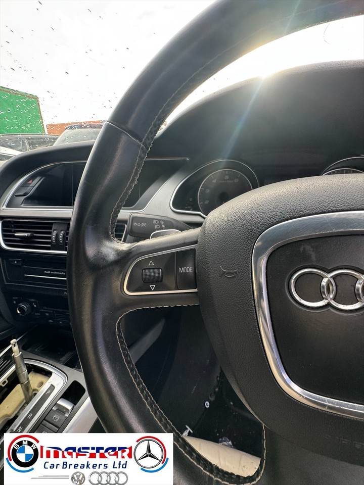 AUDI S5 8T 3 SPOKE LEATHER STEERING WHEEL 2008-12 S LINE 8T0419091C ...