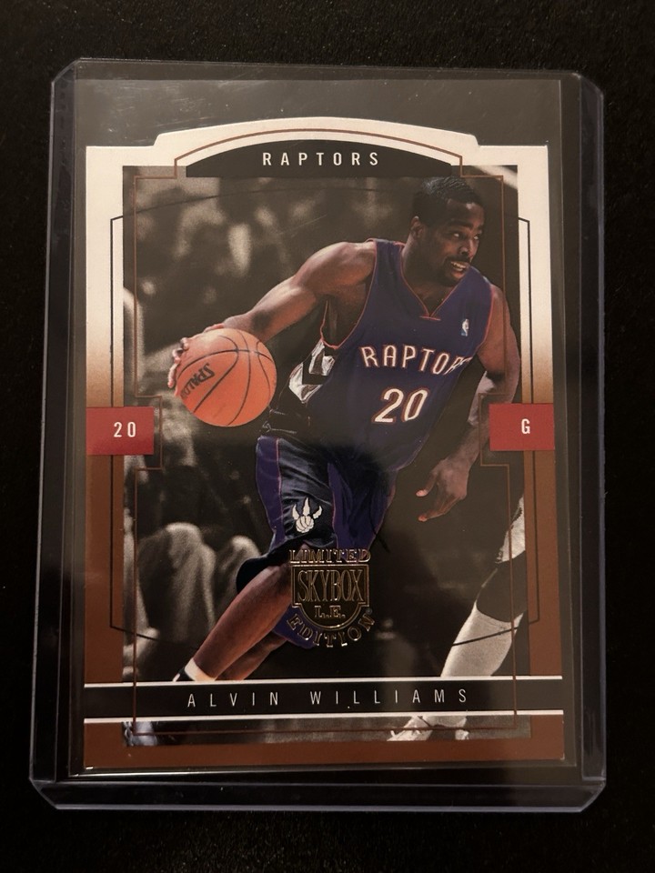2004 Fleer Alvin Williams With NBA Photographer Scott Cunningham’s Auto ...