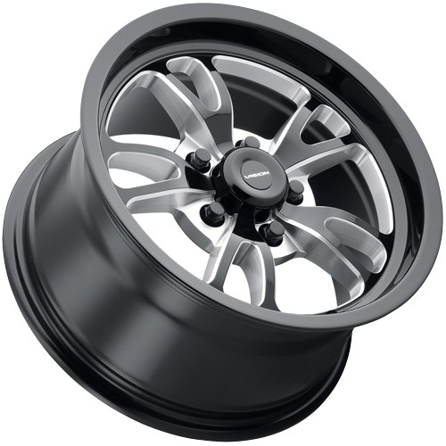 Vision 149 Patriot 15x10 5x4.75" -25mm Black/Milled Wheel Rim 15" Inch ...