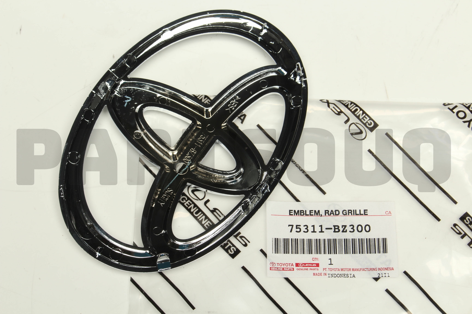 75311BZ300 Genuine Toyota EMBLEM RADIATOR GRI 75311-BZ300 | eBay