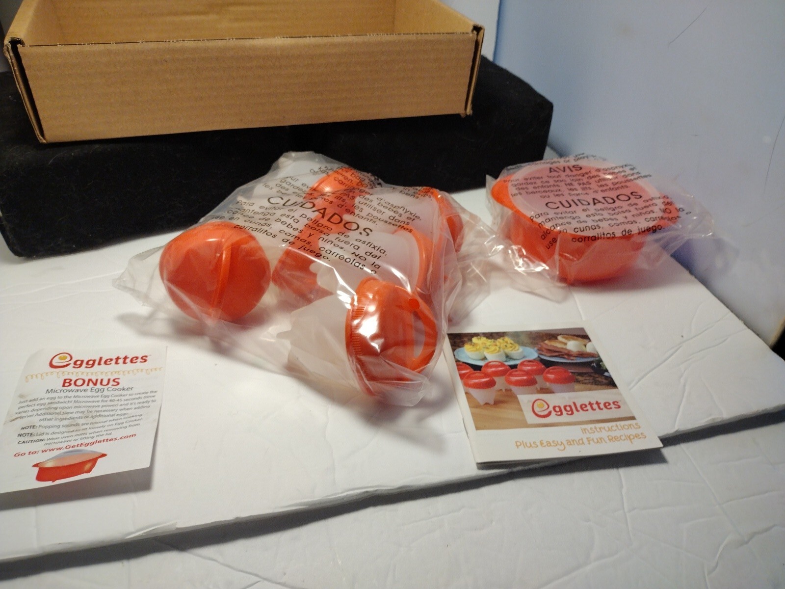 Egglettes Egg Cooker - Hard Boiled Eggs without the Shell, 6 Egg Cups ...