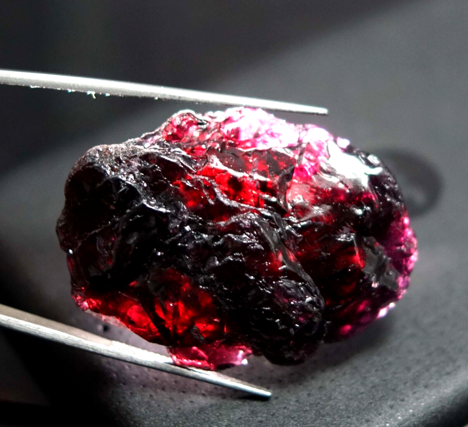 193.80Ct Natural Red Painite Rough Unheated Burmese Facet EGL Certified ...