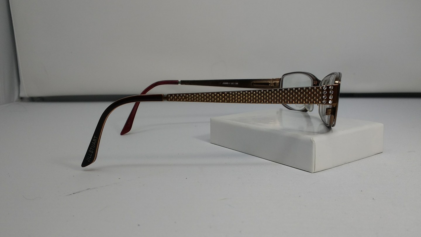 Jill Stuart Eyeglass Frames JS005-1 Brown 50/17/135 Flex Hinge G470 | eBay
