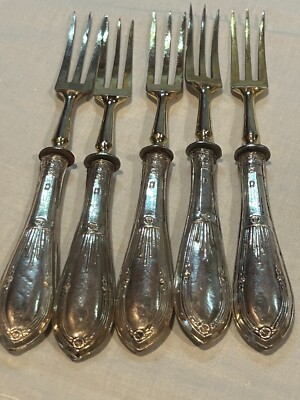 VINTAGE Solingen German 800 Continental Silver-Handled Silverware 6 ...