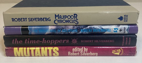 Lot Of 4 Hardcover Robert Silverberg Books: Mutants, The Time-hoppers ...
