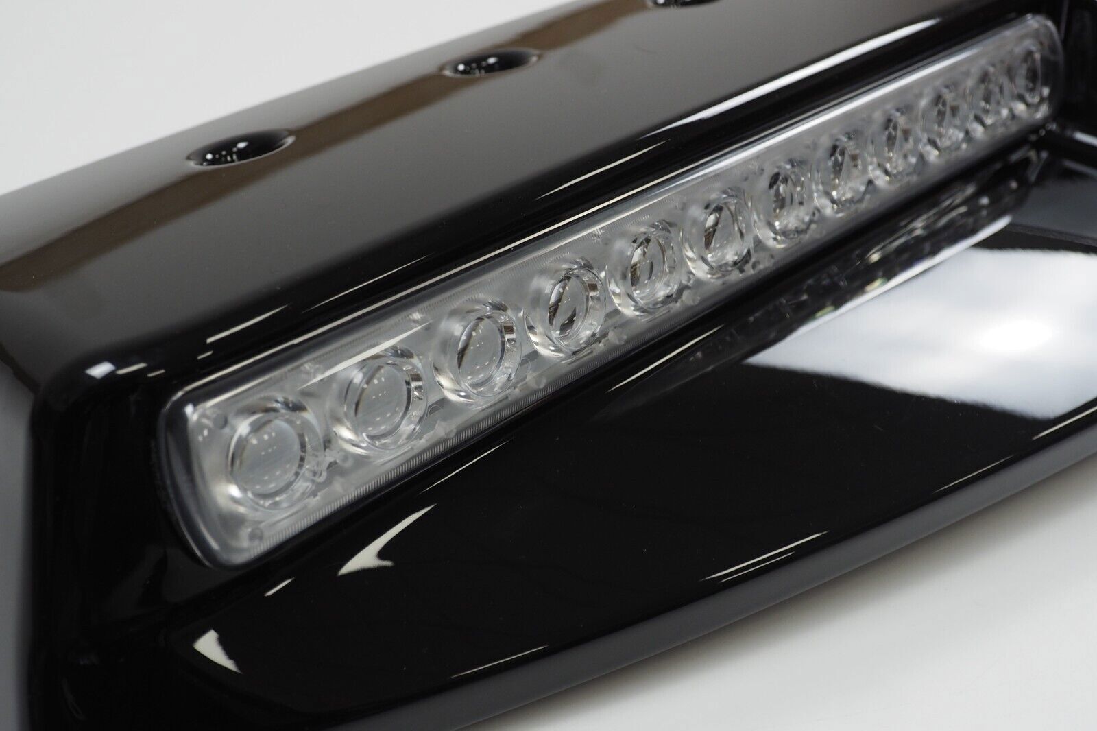 Fit For Land Rover Defender Roof Light Bar Pod Front Spoiler With DRL ...