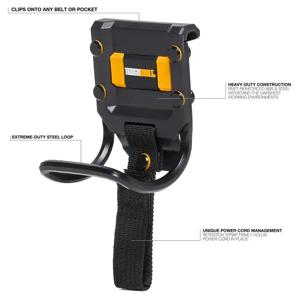 TOUGHBUILT (Small) Tool Belt Cliptech Clip On (HAMMER) Loop Holder ...