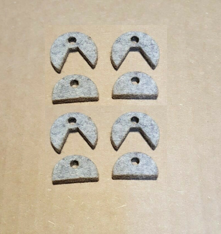 LATHE Way 8 SPECIAL FELT WIPERS FITS CLAUSING BED 10" 12" 14" DL-434 ...