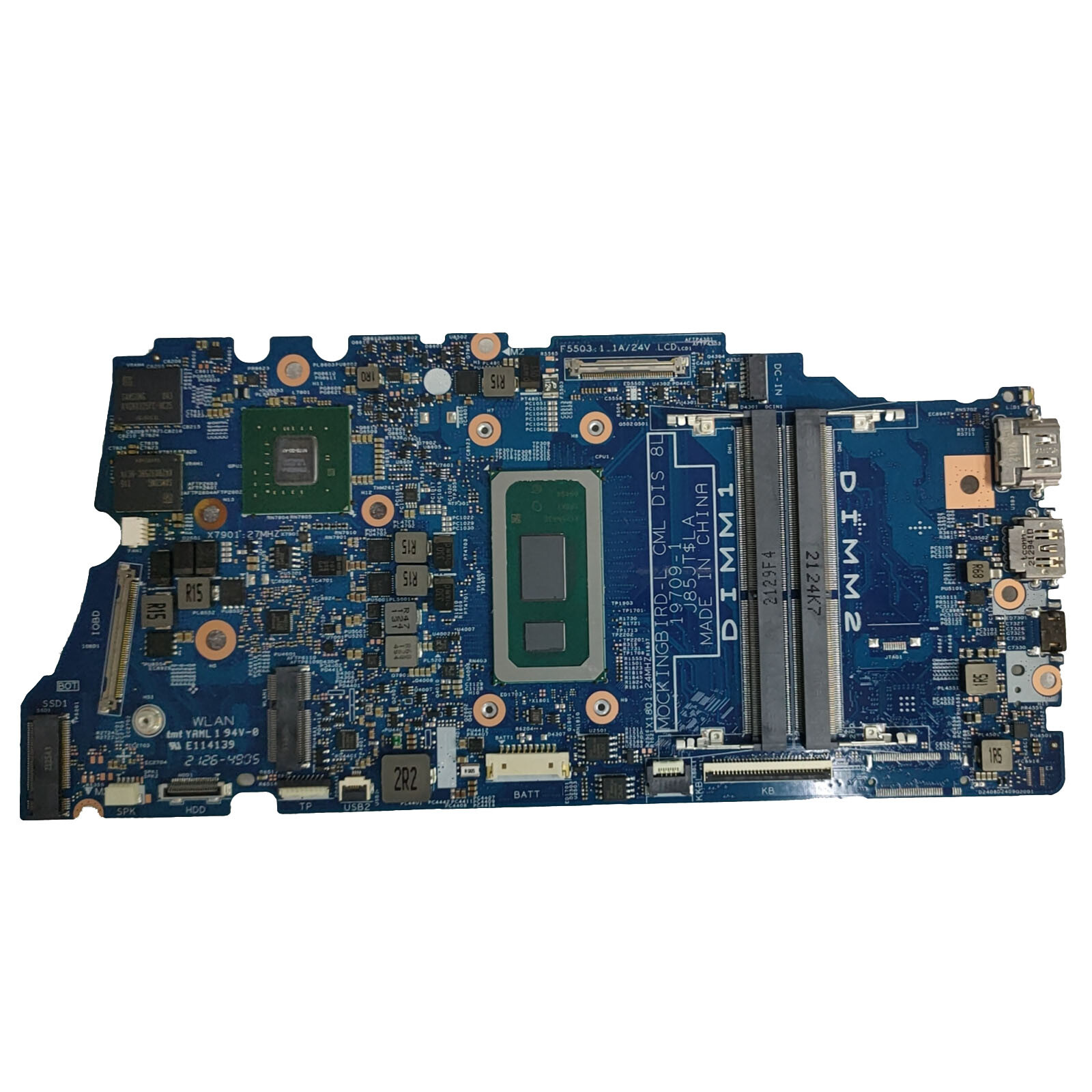 For Dell Latitude 3410 3510 Motherboard SRGKY i5-10210U 19709-1 ...