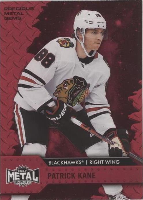 2020-21 Skybox Metal Universe - Patrick Kane #73 Precious Metal Gems ...