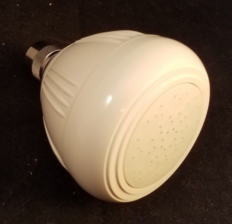 Alsons White Three (3) Positions Brass Fitting Shower Head 2.5 GPM ...