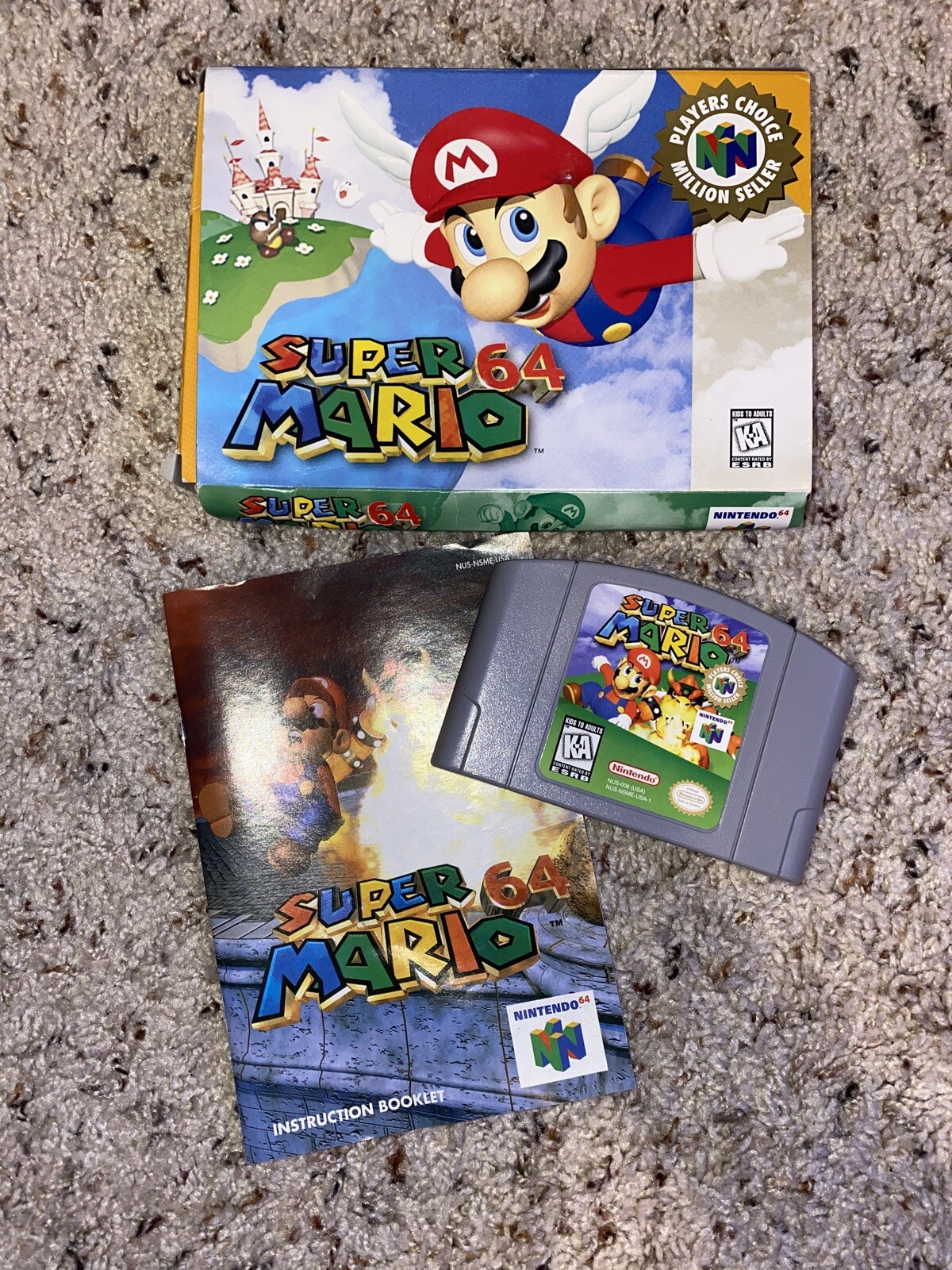 Super Mario 64 (Nintendo 64, 1996) N64 45496870010 | eBay