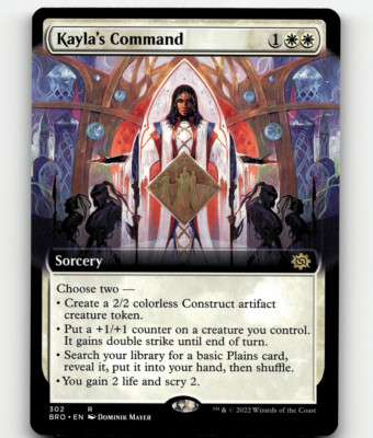 MTG Kayla's Command (Extended Art) 302 The Brothers' War Rare | eBay