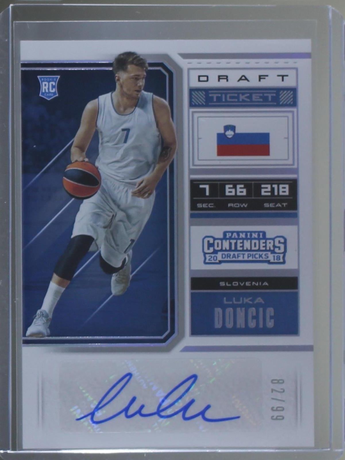 2018+Panini+Contenders+Draft+Picks+-+Draft+Ticket+%23126+Luka+Doncic+ ...