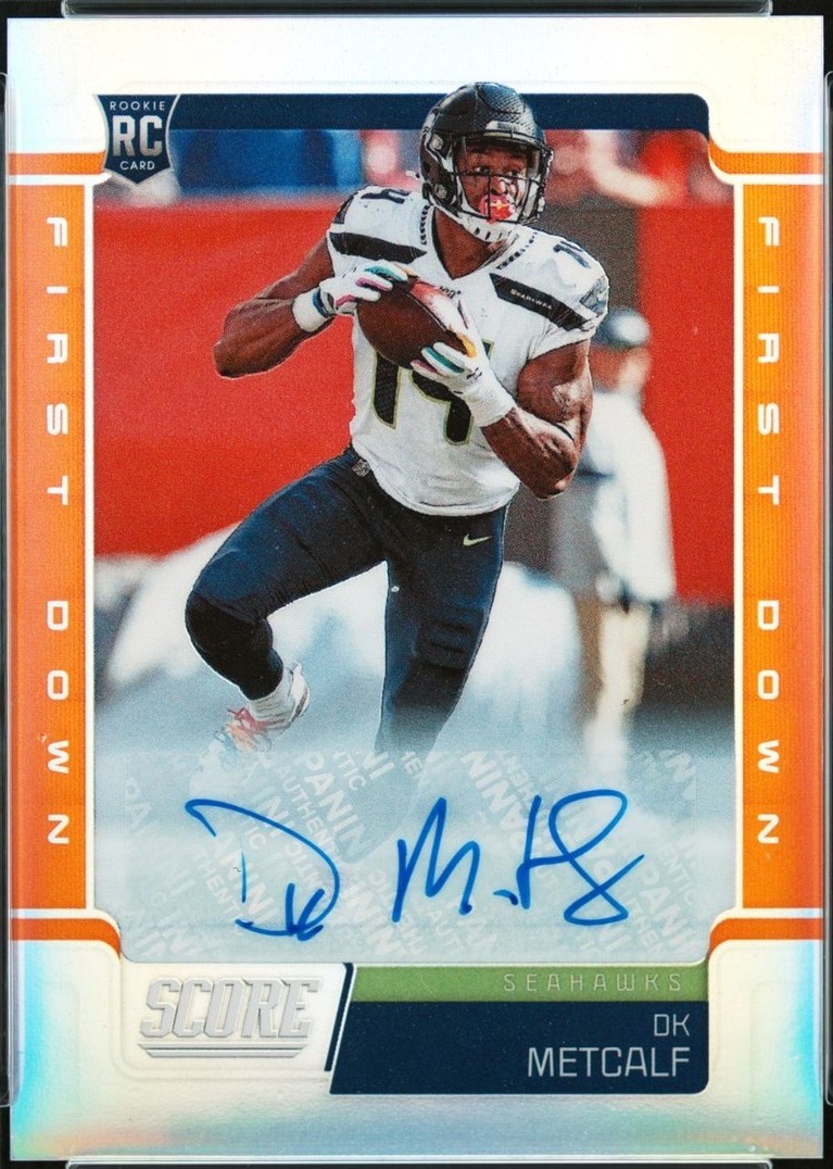 2019 Panini Chronicles - Score Update Rookies DK Metcalf #453 First ...