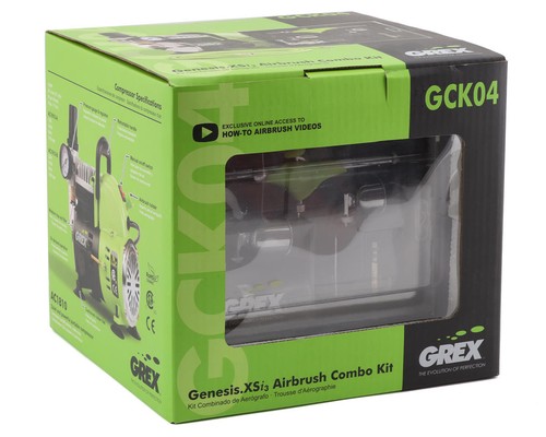 Grex Airbrush Genesis.XSi3 & AC1810-A Compressor Combo Kit [GXXGCK04 ...