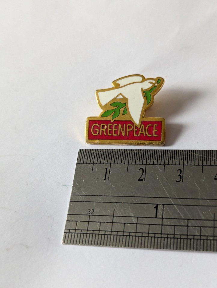 Greenpeace Vintage Dove Of Peace Enamel Pin Badge | eBay UK