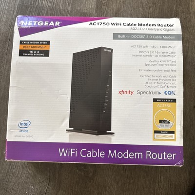 Netgear C6300 AC C 1750 Wi-Fi cable modem 748926500432| eBay