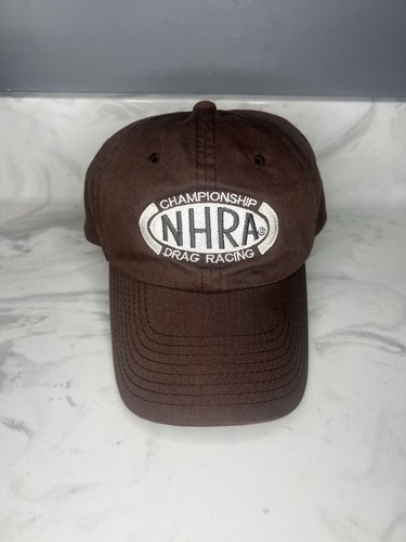 NHRA Drag Racing Championship Main Gate Men’s Strapback Hat NWT Brown ...
