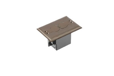 Retrofit Electrical Floor Box with Flip Lids, Dark Brown, 1-Pack | eBay