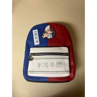 My Hero Academia Shoto Todoroki Fire & Ice Mini Backpack | eBay