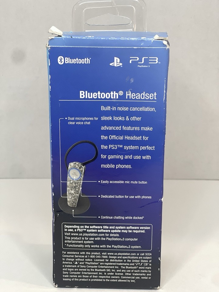 NEW PLAYSTATION PS3 BLUETOOTH HEADSET URBAN CAMOUFLAGE CECHYA-0076 | eBay