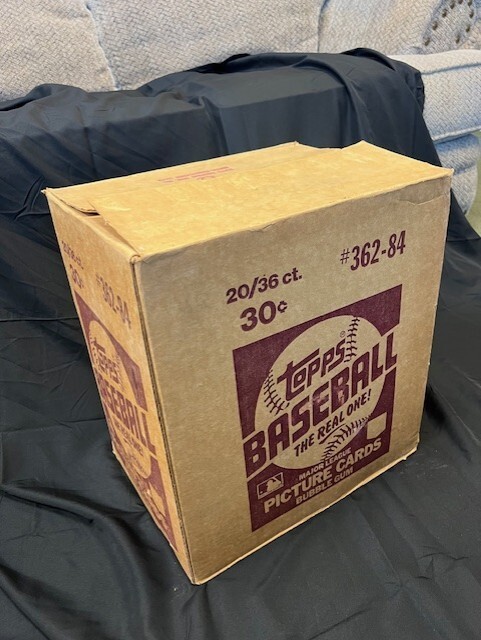 1984 Topps Baseball Wax Case (20 Boxes) | eBay