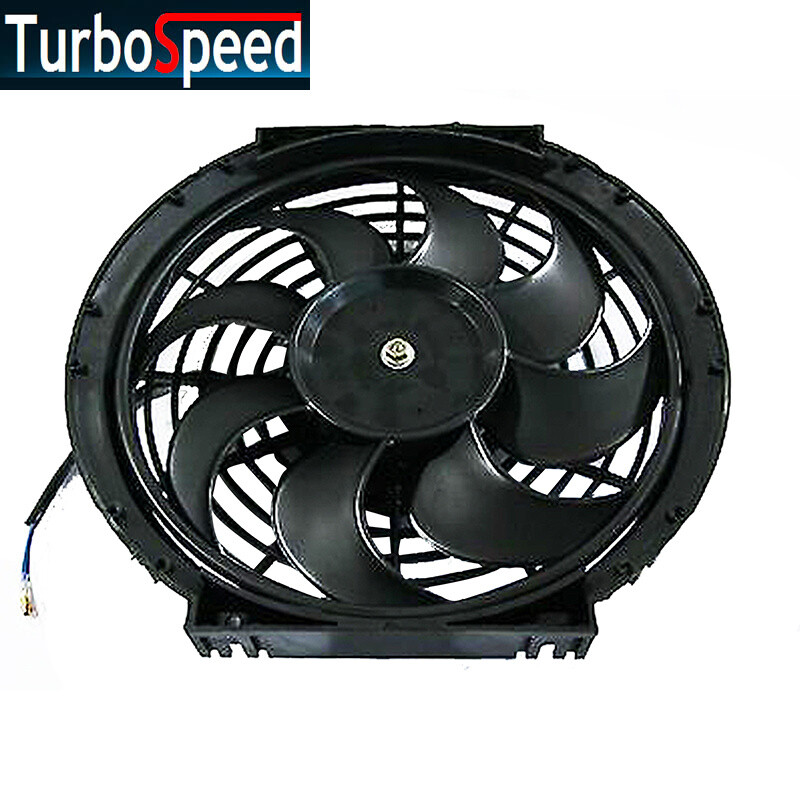 10" High Performance Electric Slim Radiator Cooling Fan w/Mounting Kit ...
