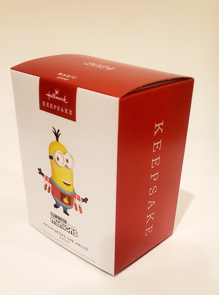 Hallmark Keepsake Ornament 2024 Magic Minions Kevin Decks The Halls | eBay
