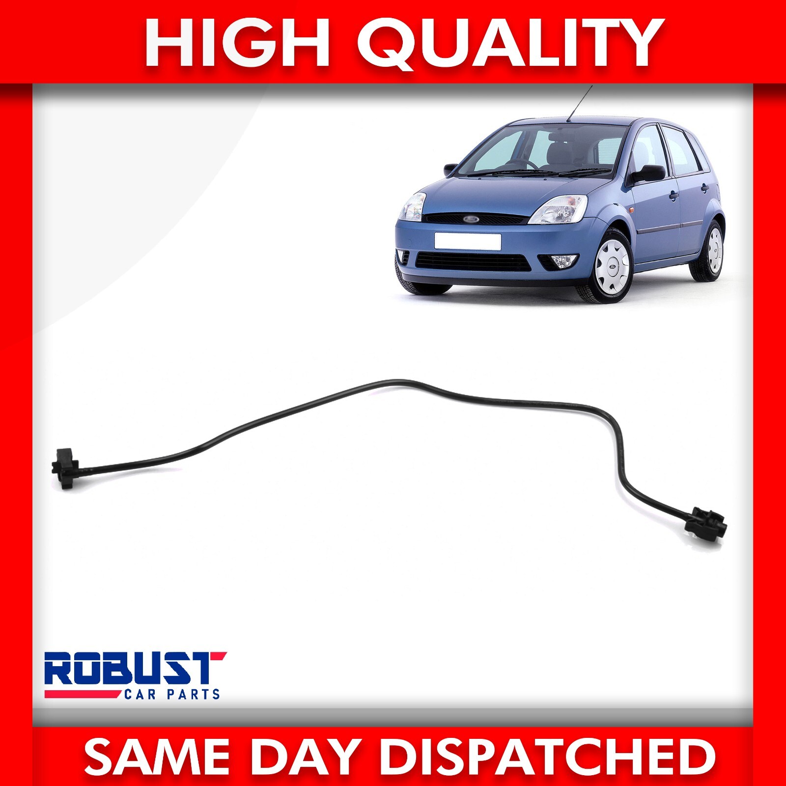 FOR FORD FIESTA MK7 RADIATOR OVERFLOW WATER TANK PIPE 1562827 (2008 ...