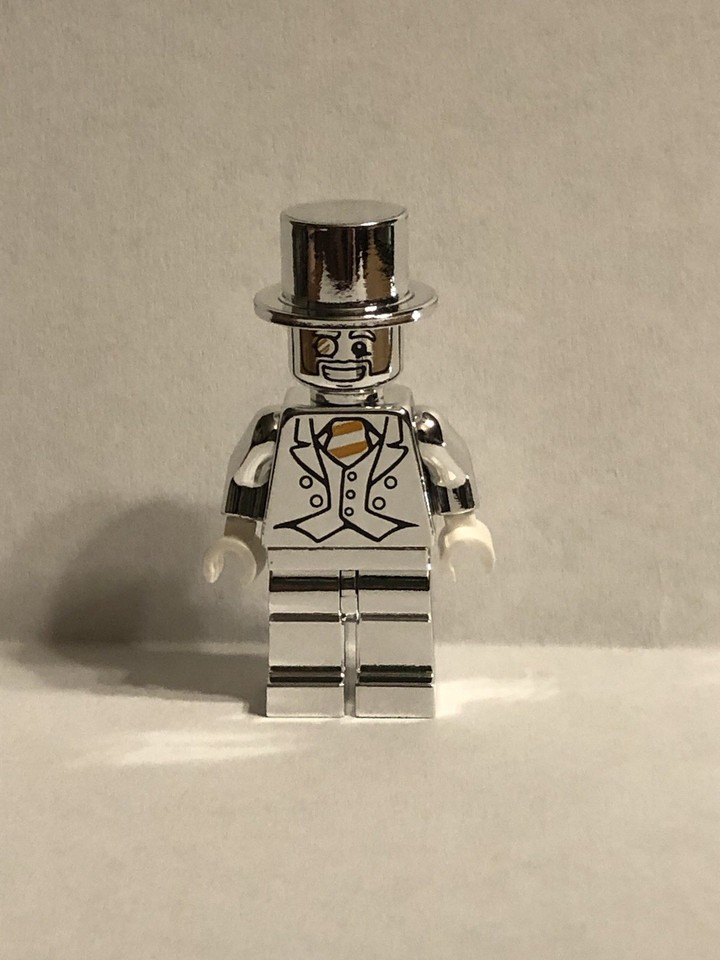 Rare Lego Mr Silver Custom Minifigure Chrome | eBay