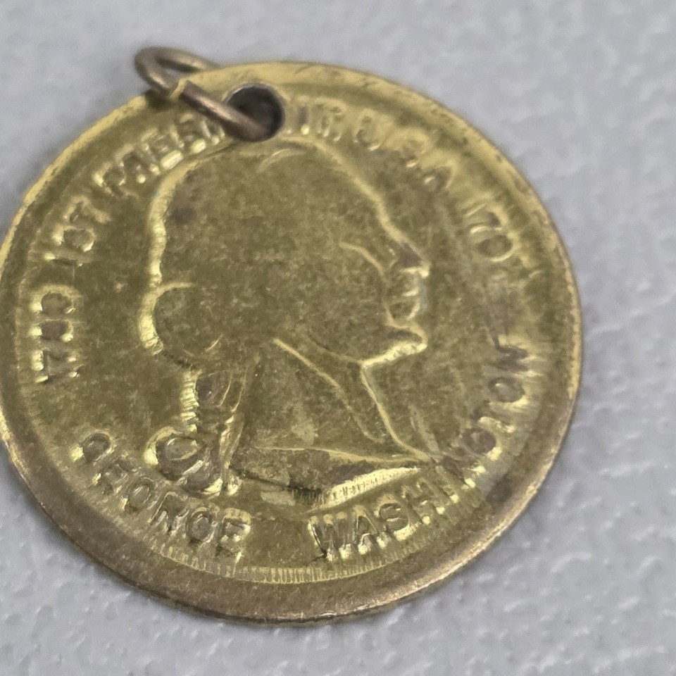 1789-1797 1st President USA George Washington Funeral Coin Medallion ...