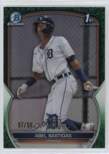 2023 Bowman Chrome Prospects Green Grass Refractor /99 Abel Bastidas # ...