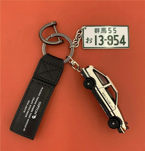 Initial D Car Key Tag Ringe Schlüsselanhänger Sets AE86 Drift Trueno | eBay