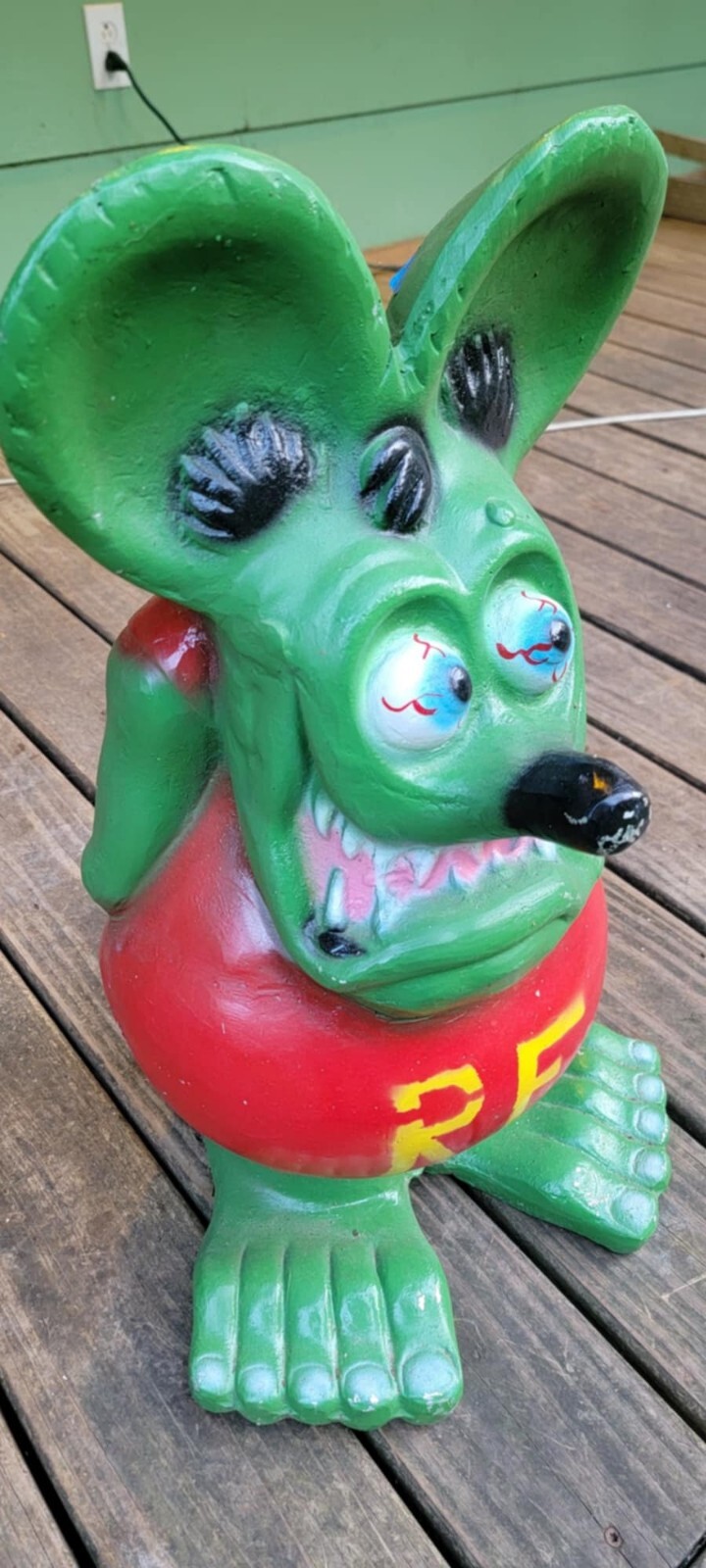Rat Fink Cast Aluminum 2 Feet Tall Statue Figurine Hot Rod Rat Rod | eBay