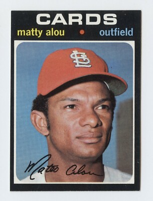 1971 Topps HIGH #720 Alou in NrMt condition | eBay
