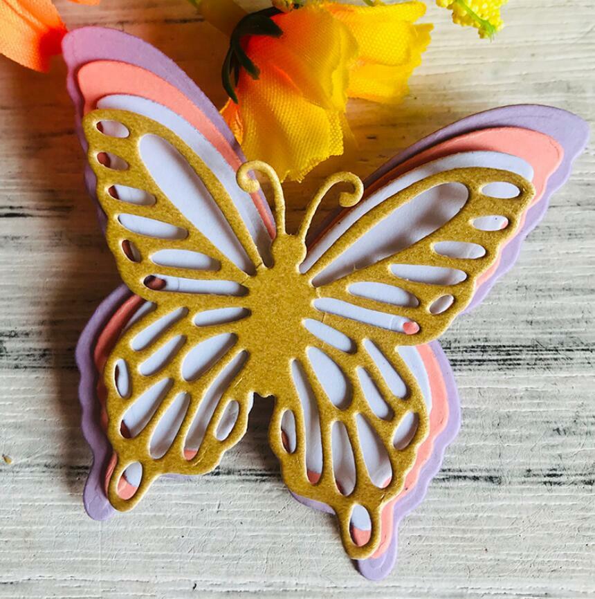 Metal Cutting Dies Butterfly Scrapbooking Embossing Paper Card Crafts ...