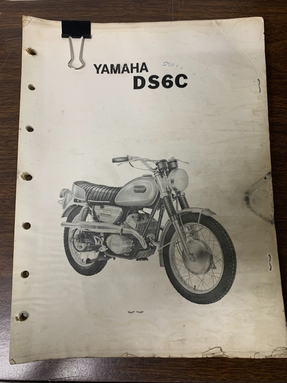 Used Vintage Yamaha 1969 DS6C Parts List Manual OMB4 | eBay